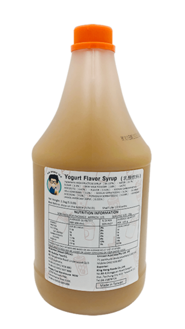 TC Yogurt Syrup (2.5kg) – Mr Bubble Tea